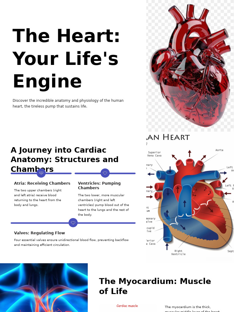 The Heart Your Lifes Engine | PDF | Heart | Cardiac Muscle