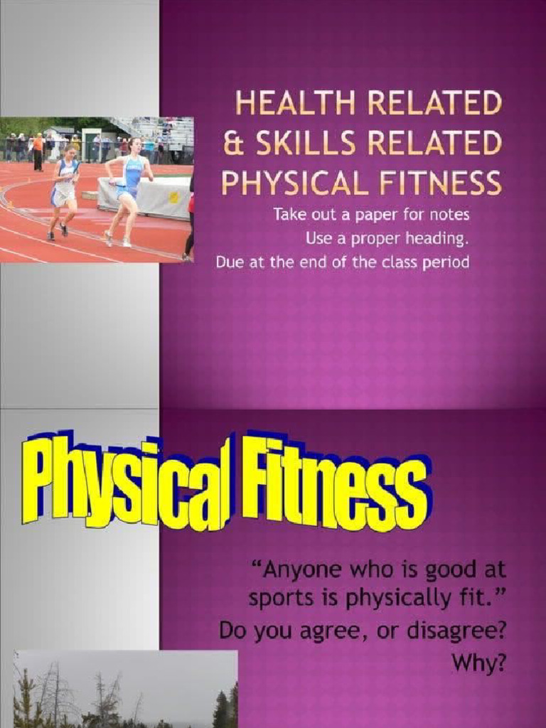 Health and Skill Related Fitness | PDF