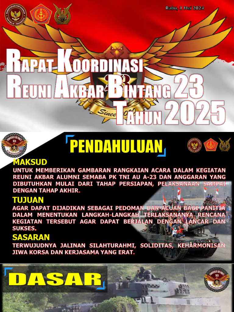 Rencana Reuni Akbar Bintang 23 2025 | PDF