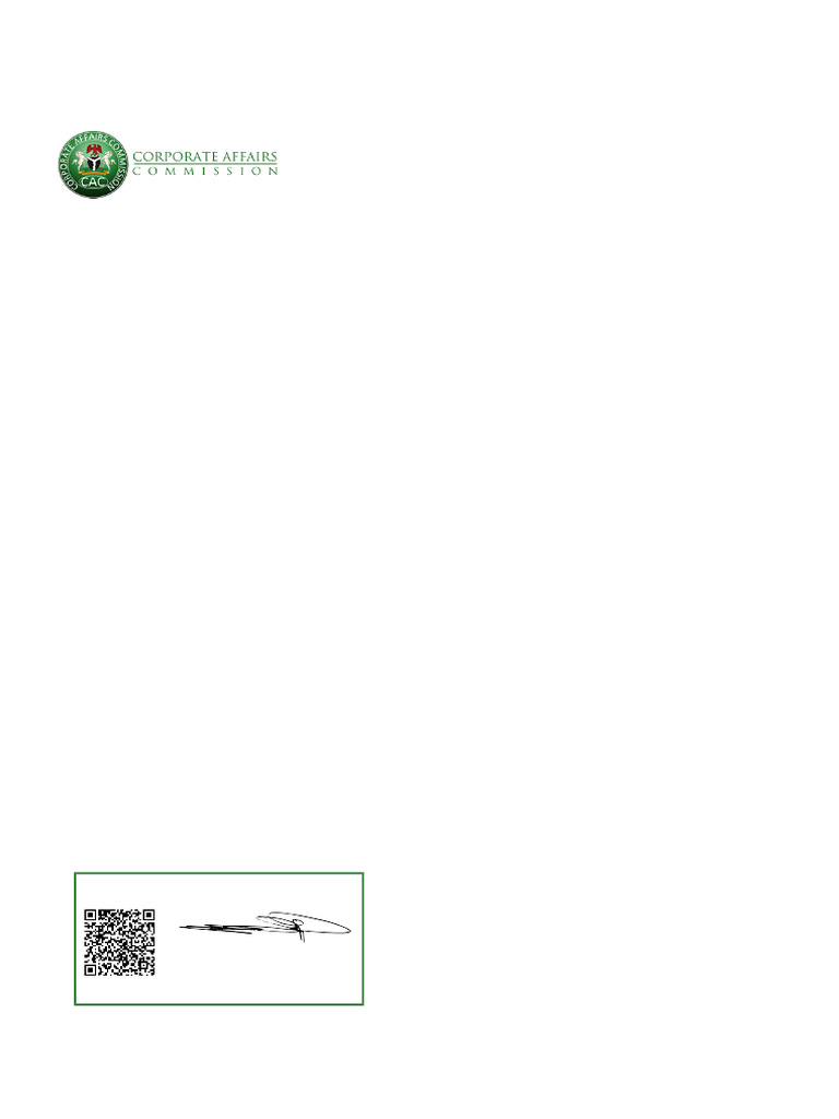 Status Report Cac - Kira Naturals Enterprise | PDF