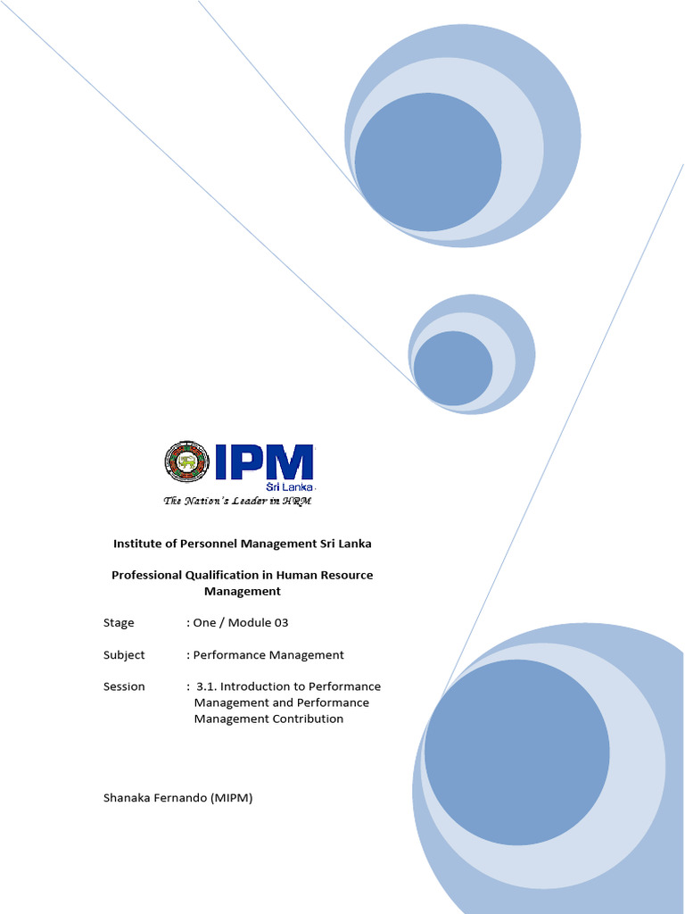 Performance Management Overview Guide | PDF | Performance Appraisal | Goal