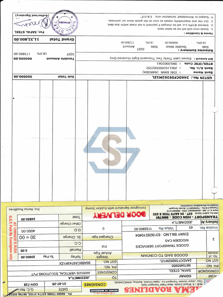 Gajana Roadlines | PDF