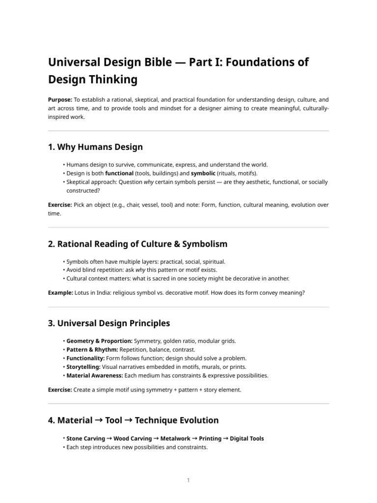 Foundations of Design Thinking Explained | PDF | Design | Tools
