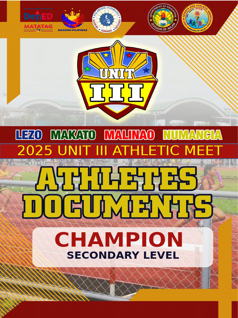 UNIT III Cover For Provincial Meet 2025 | PDF