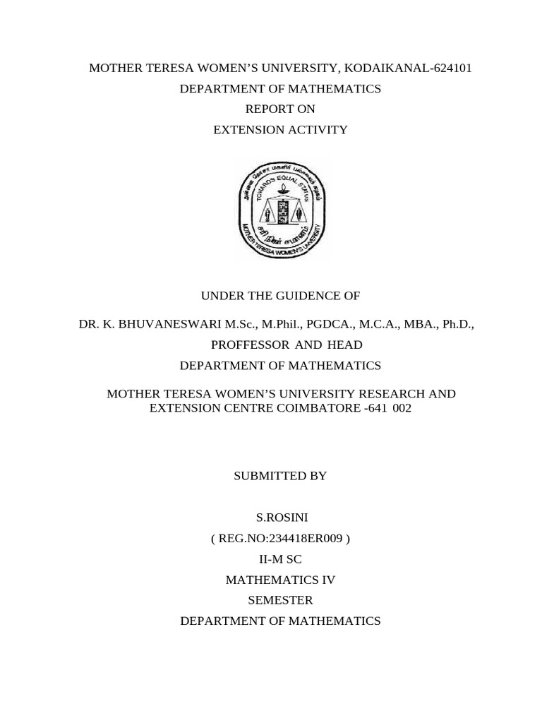 Extension Activity Report: Health Outreach | PDF | Preventive ...