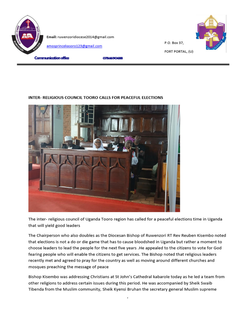Inter - Religious Council Tooro 1 | PDF | Abrahamic Religions ...