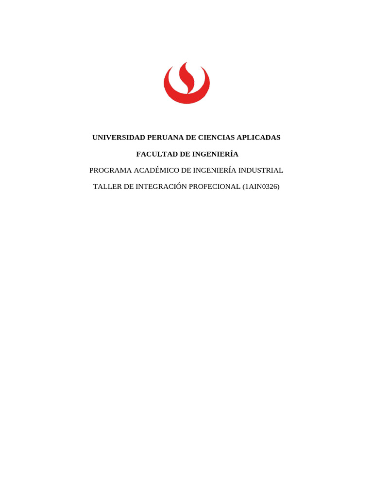 Trabajo Final TALLER - G2 | PDF | Business | Economias