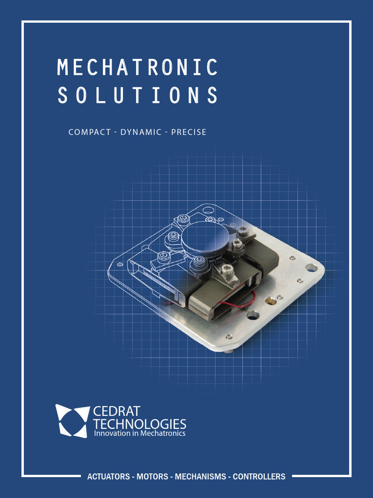 Mechatronic Solutions Catalogue | PDF | Piezoelectricity | Actuator