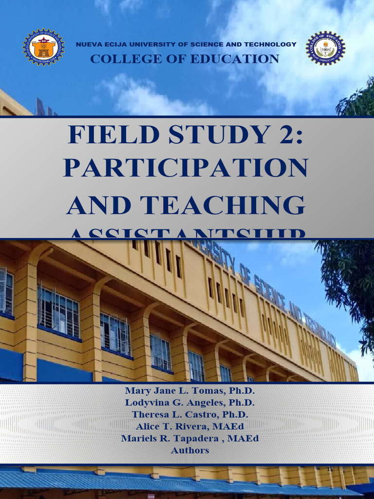 Teaching Assistantship Field Study Guide | PDF | Learning | Curriculum