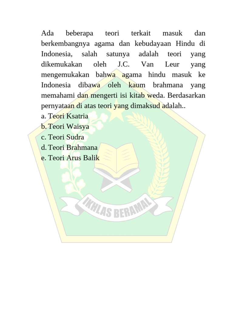 GESCHOOL PAT Sejarah FASE E (PG,BS,PGK) | PDF