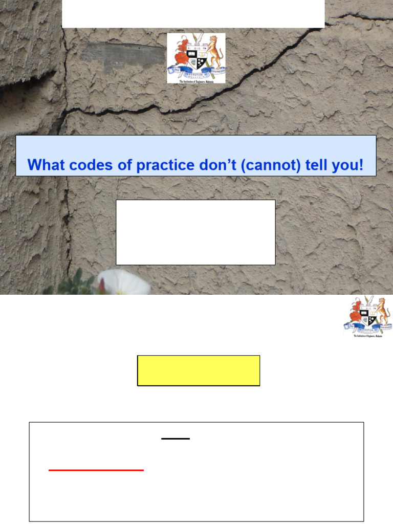 Non-Structural Cracking in Concrete - What Codes of Practice Dont ...