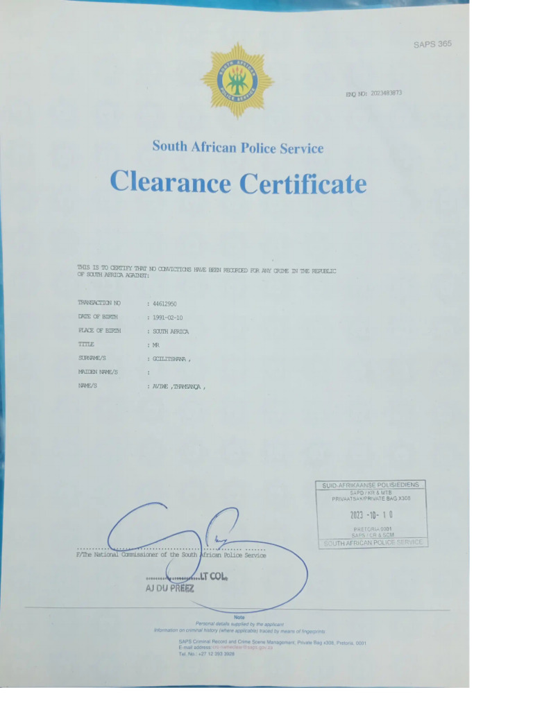 Clearence | PDF