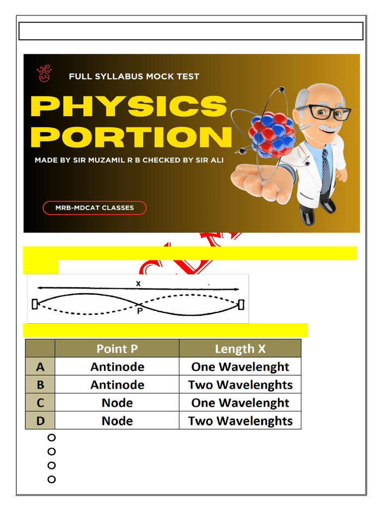 Iba Guess Paper 2 Test by MRB Classes 2025 | PDF | Force | Light