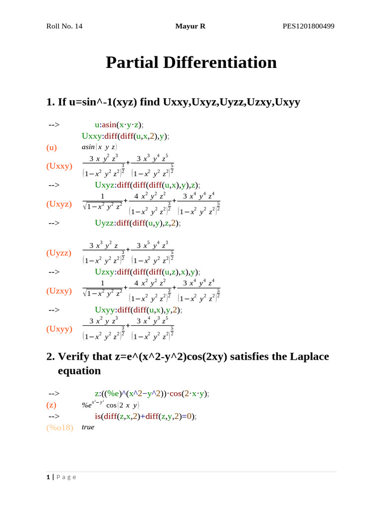 Partial Differentiation | PDF | Chess Theory | Chess