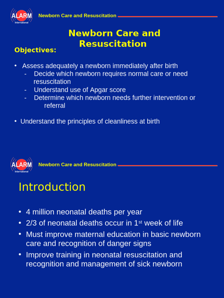 21 Newborn Resuscitation | PDF | Infants | Cardiopulmonary Resuscitation