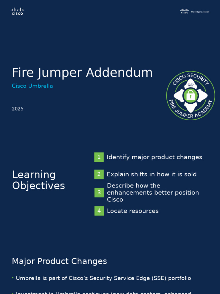 2025 Addendum - Cisco Umbrella - FJ Sales Stage 2 - 2025 | PDF | Cloud Computing | Cyberspace