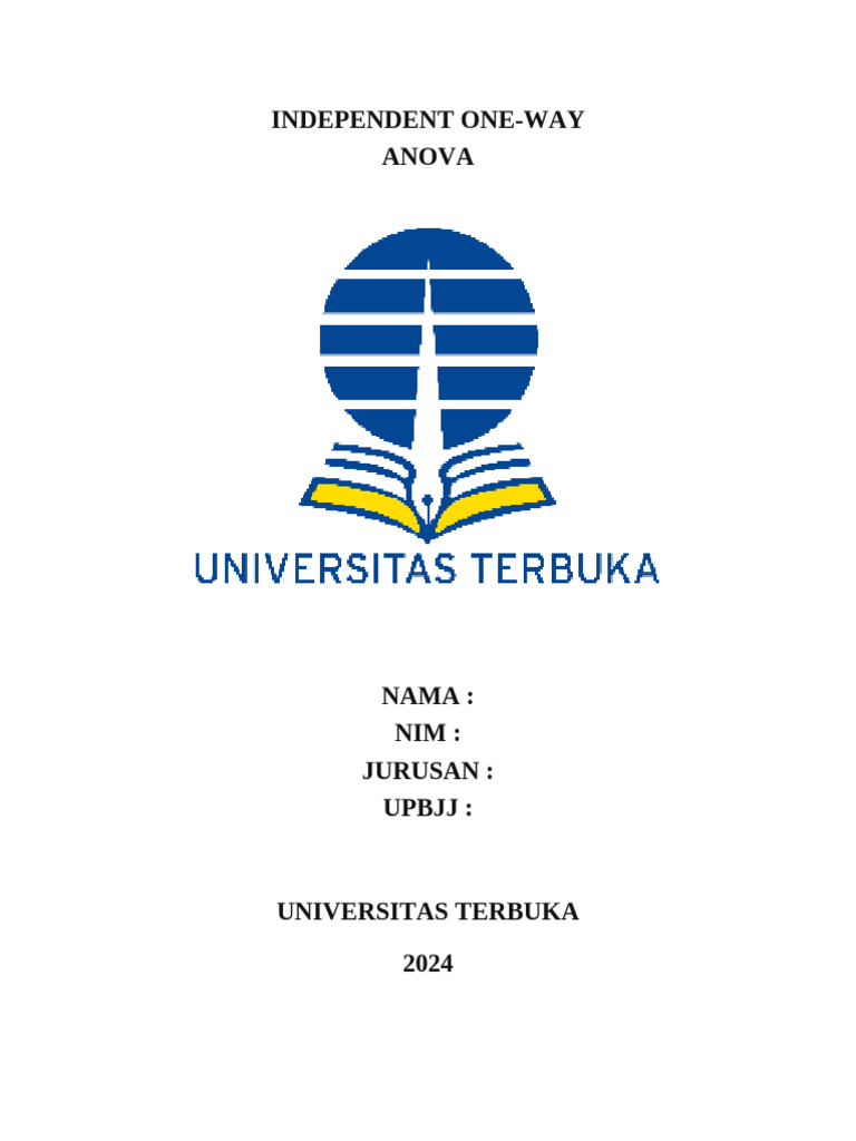Analisis Varians One Way ANOVA | PDF