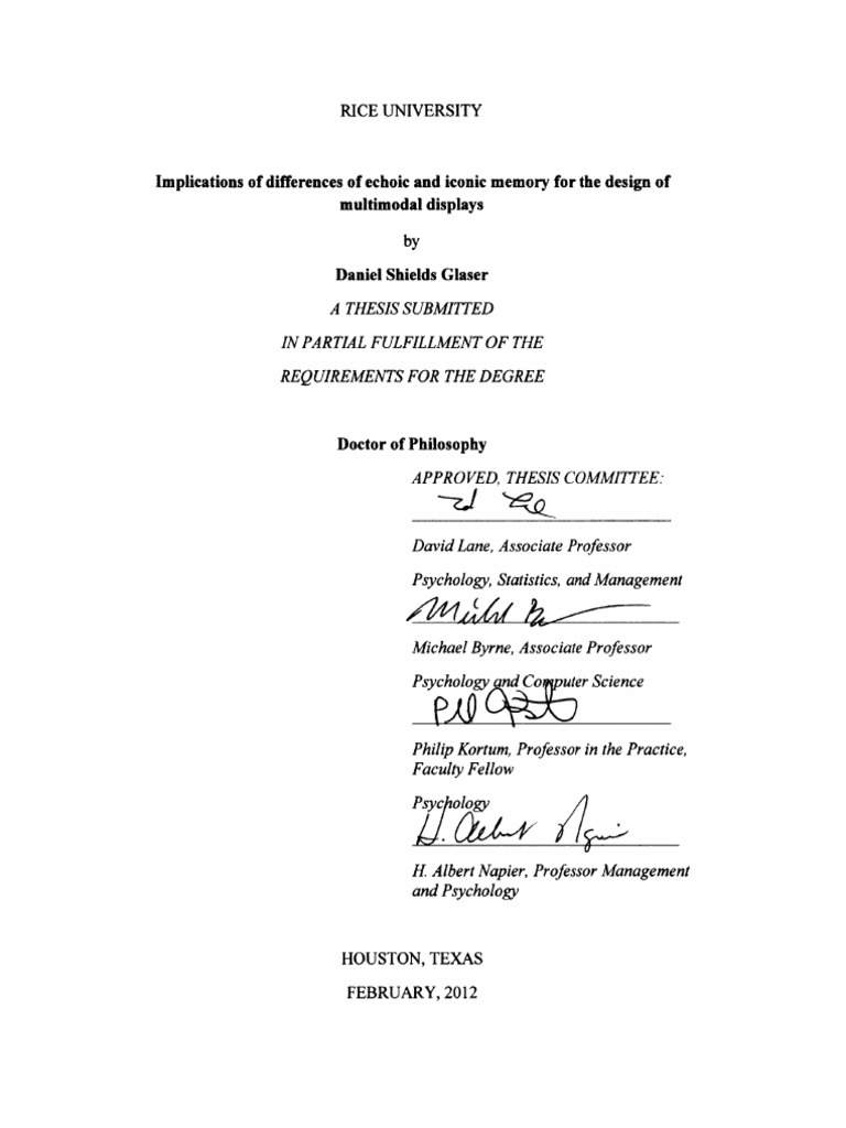Implications of Differences of Echoic and Iconic Memory For The Design ...