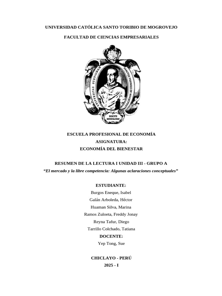 LECTURA I UNIDAD III | PDF | Institución | Mercado (economía)