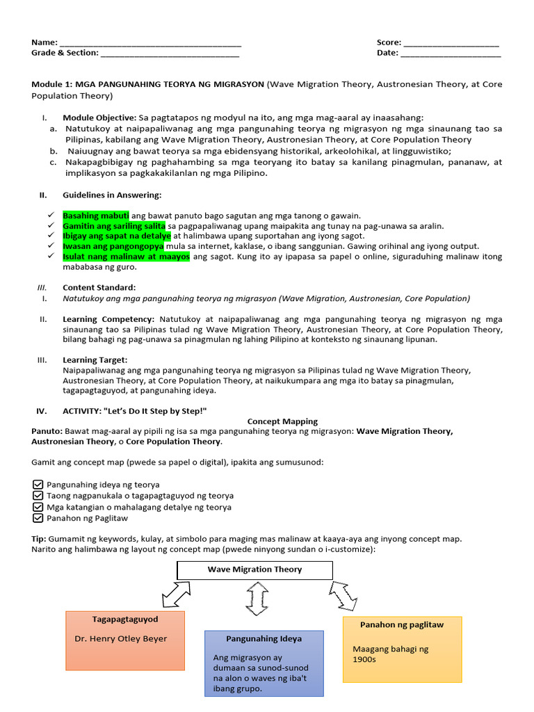 Araling Panlipunan 5 Self Learning Module | PDF