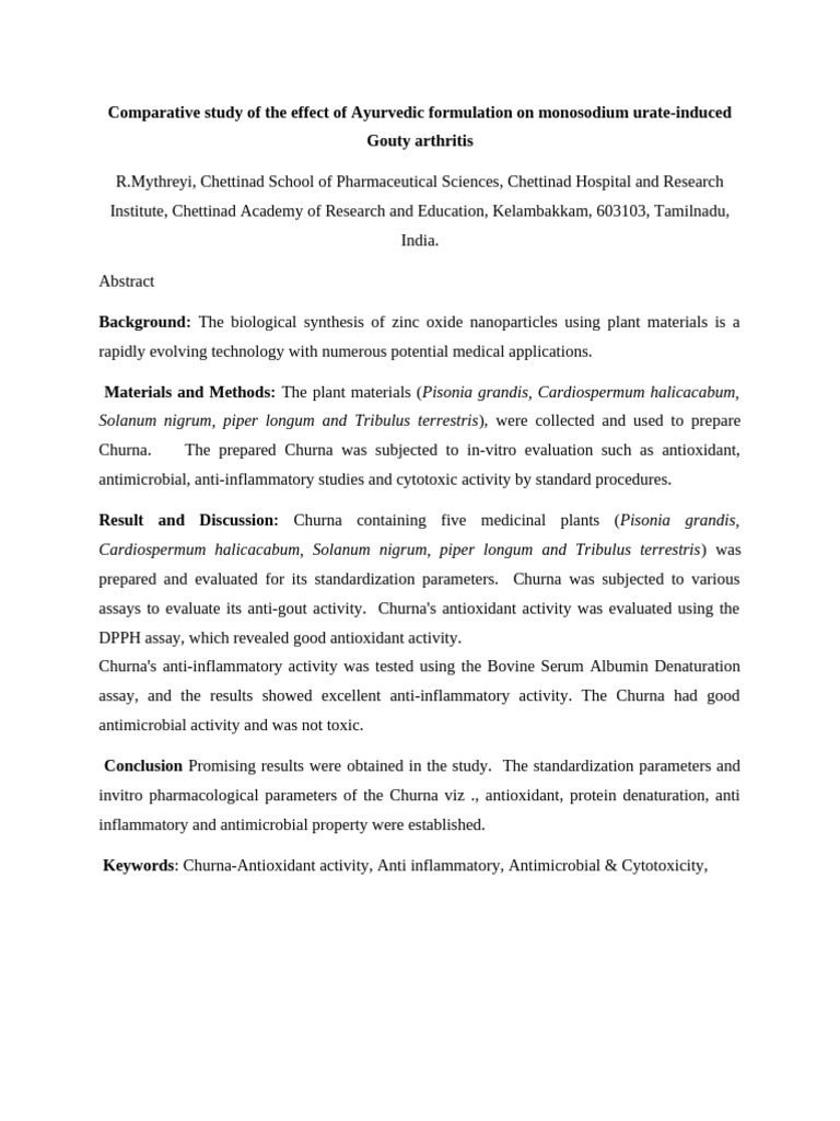 ayush paper idea 1 | PDF | Ayurveda