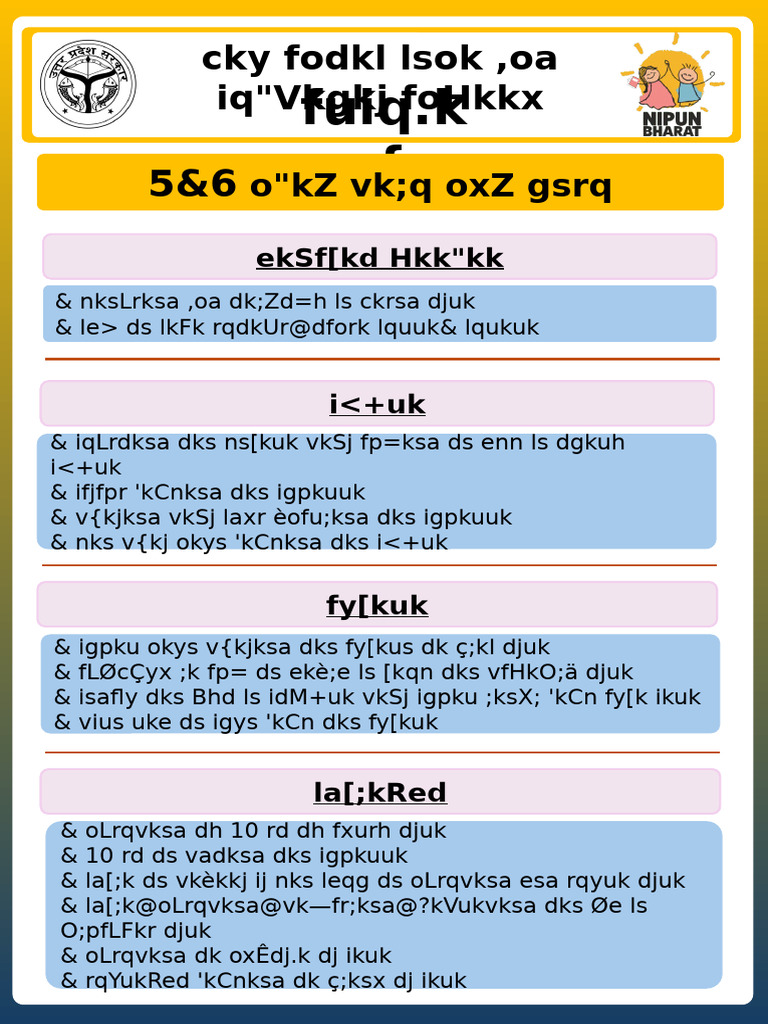 NIPUN Goals Poster | PDF