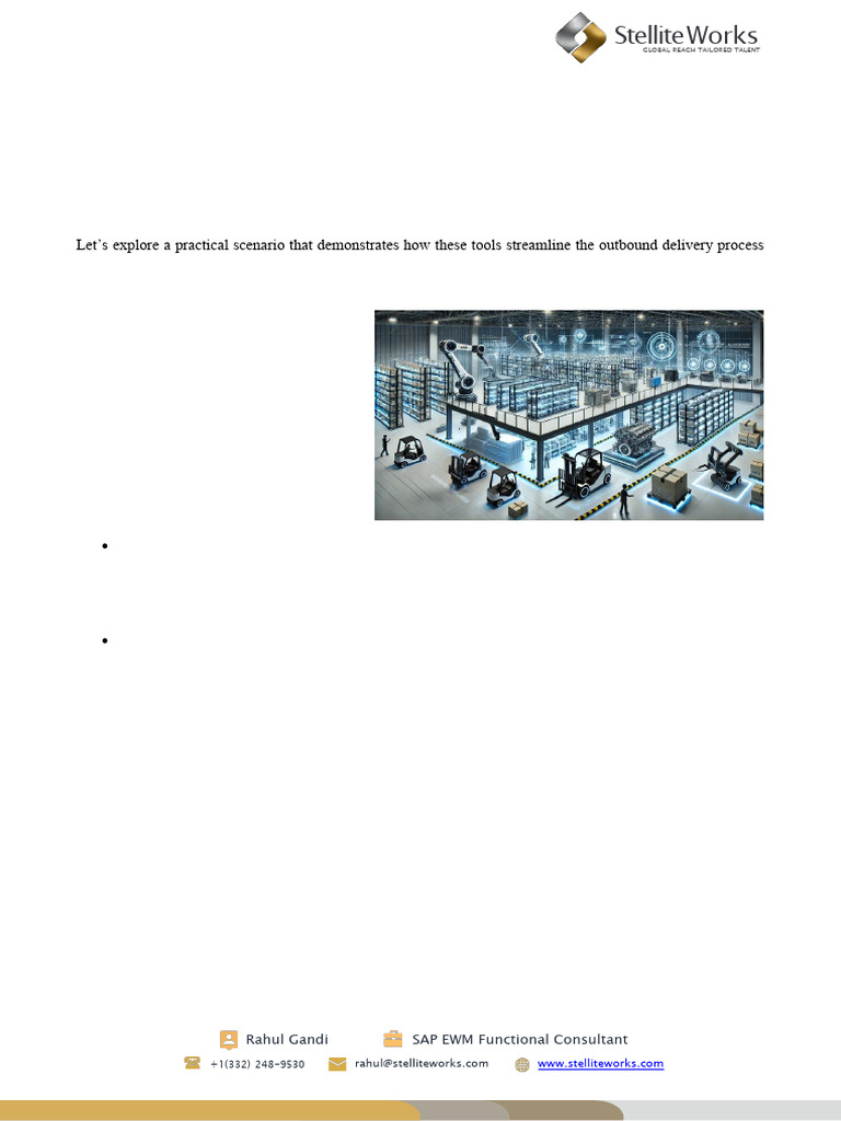 Outbound Losc and Posc Complex Scenario | PDF | Warehouse | Logistics
