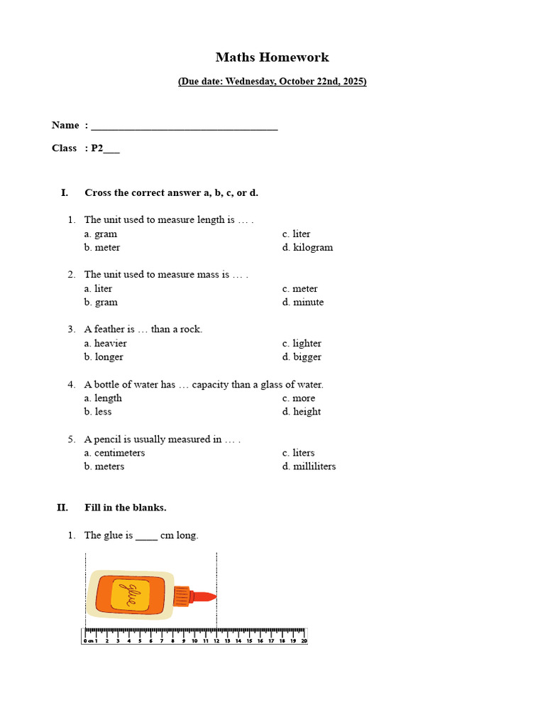 Maths Homework | PDF