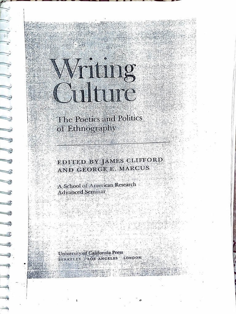Ethnography Reading | PDF