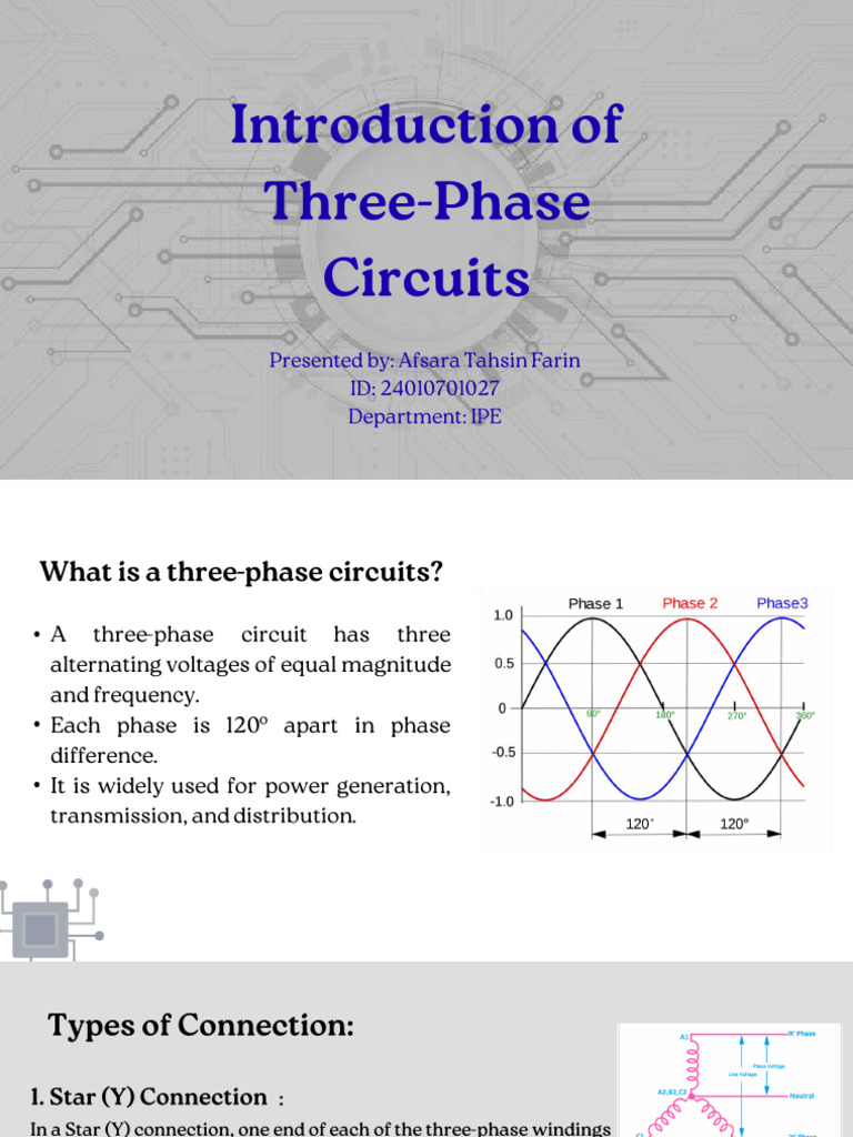 Understanding Three-Phase Circuits | PDF