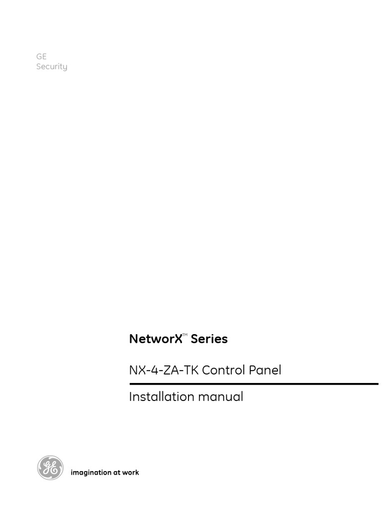NX-4-ZA-TK Control Panel Manual | PDF | Telephone | Computer Network