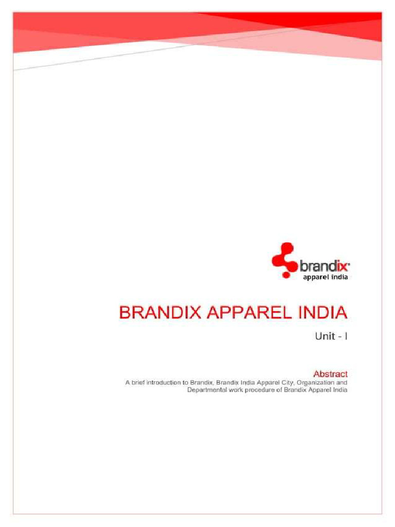 Bandix Apparel | PDF