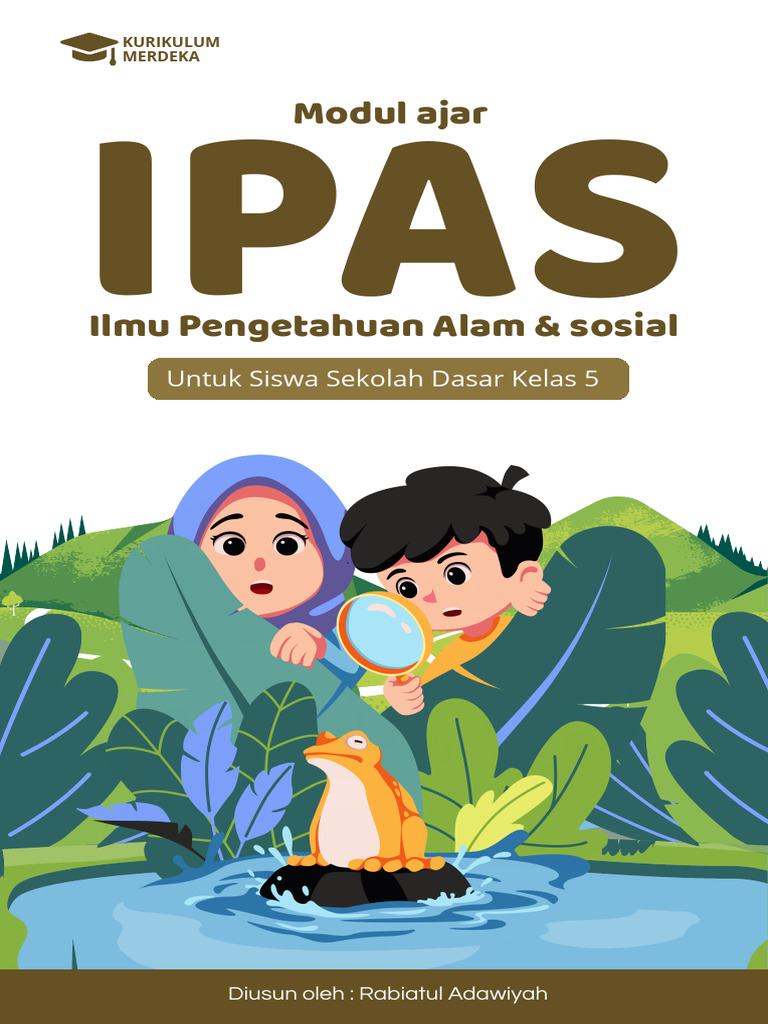 Modul Pembelajaran IPAS Sampul Buku Hijau Putih Ilustratif - 20251104 ...