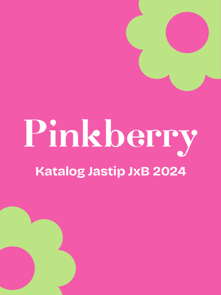 Katalog Jastip Pinkberry (Jakarta X Beauty 2024) | PDF