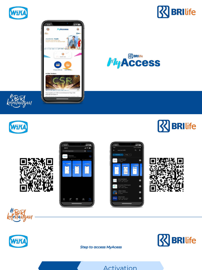 Panduan Akses MyAccess BRI Life | PDF