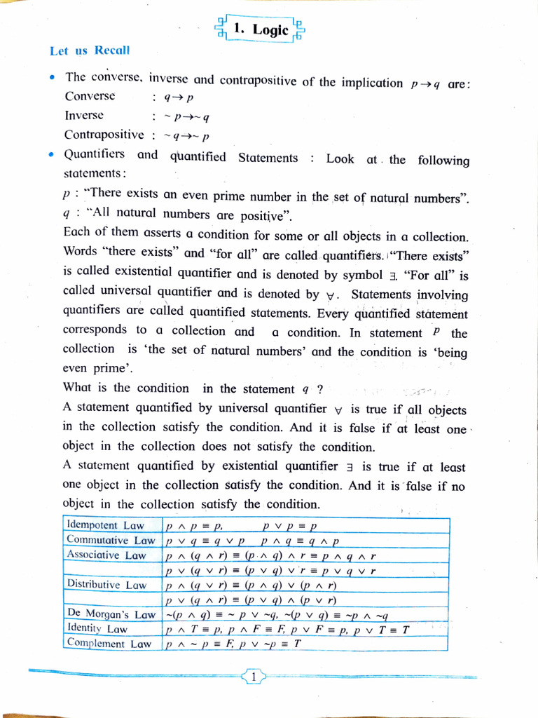 Logic and Matrices | PDF | Matrix Theory | Algebra
