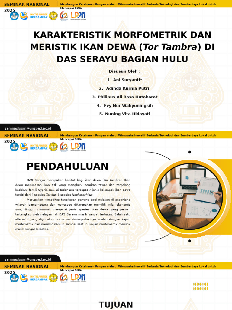 Morfometri dan Meristik Ikan Dewa DAS Serayu | PDF