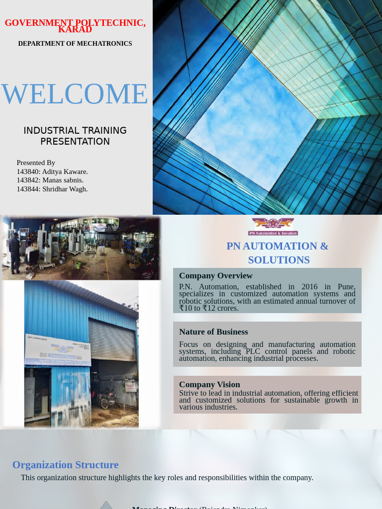 P.n.automation and Solutions, Pune 3 Project | PDF | Automation ...