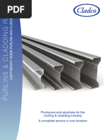 DHS Purlin System Design Guidelines | PDF | Bending | Buckling