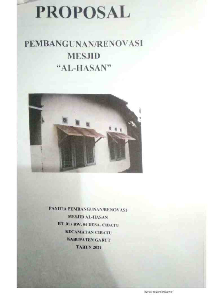 Proposal Al Hasan Cibatu_11zon | PDF