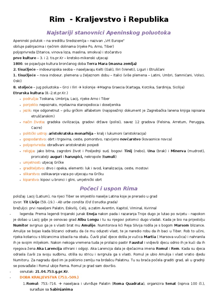 Salabahter Pov Anticki Rim Skripta 16052006 | PDF