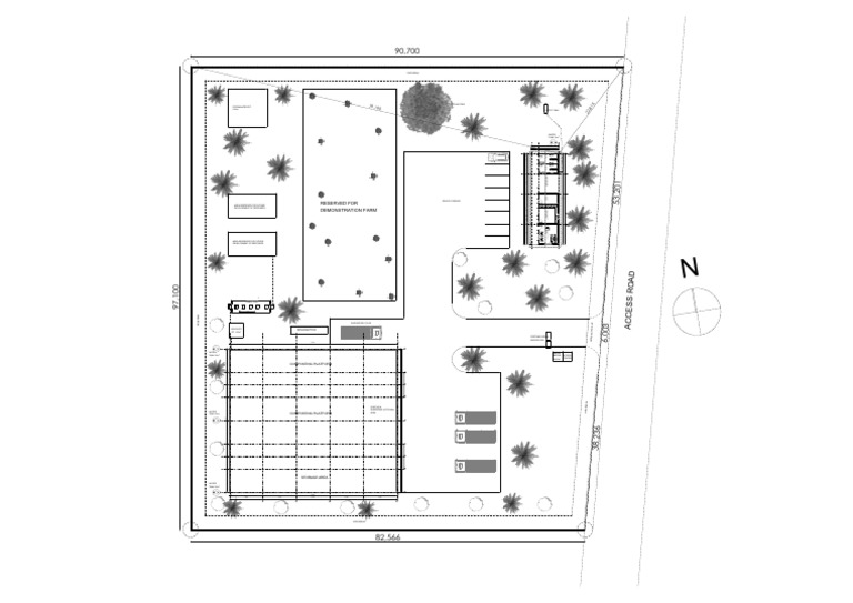 Proposed Site Layout | PDF | Waste Management | Civil Engineering