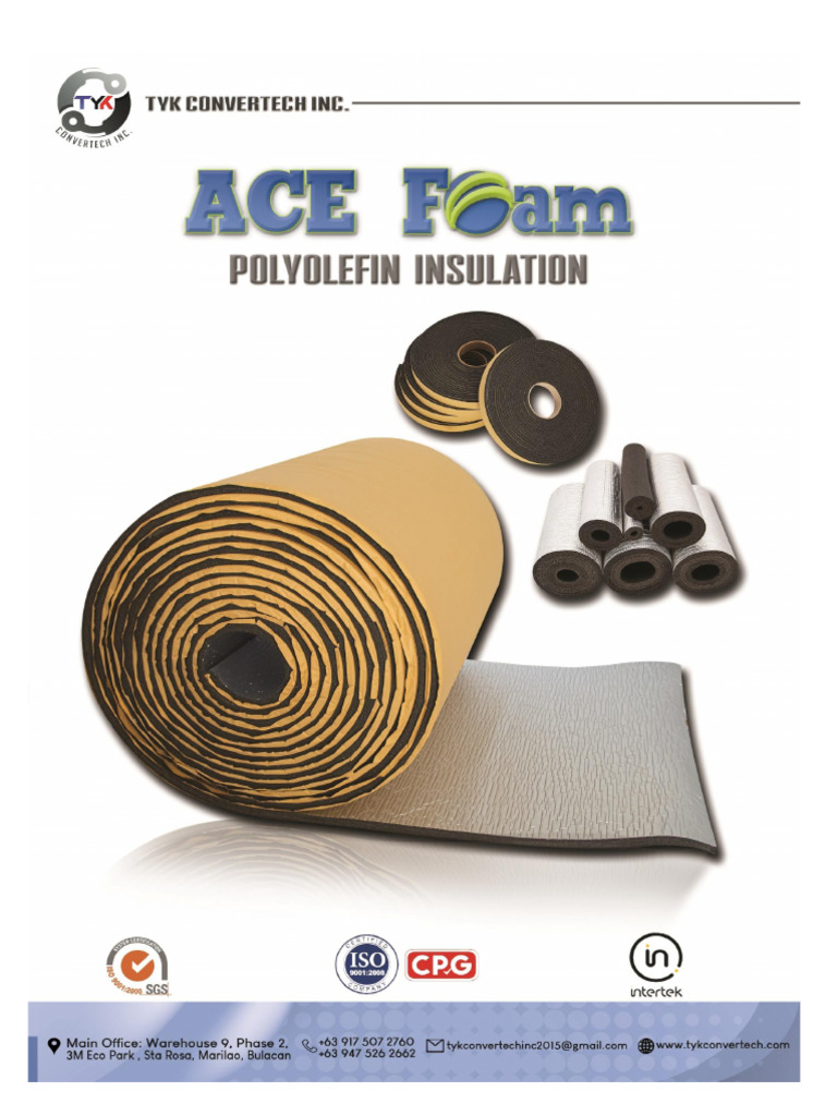 2025 Ace Foam Brochure | PDF