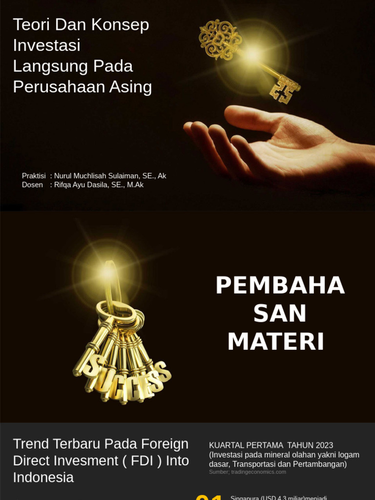 Teori Dan Konsep Investasi Langsung Pada Perisahaan Asing | PDF