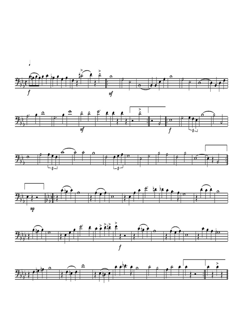 Benton Hall Trombone 1 | PDF