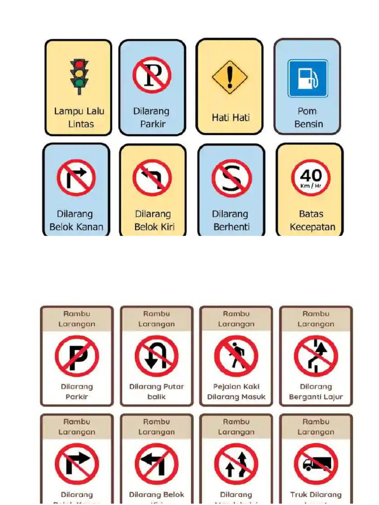 Rambu Lalu Lintas | PDF