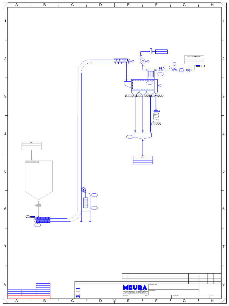 02-P&id-105871-01a - Malt Intake & Treatment | PDF