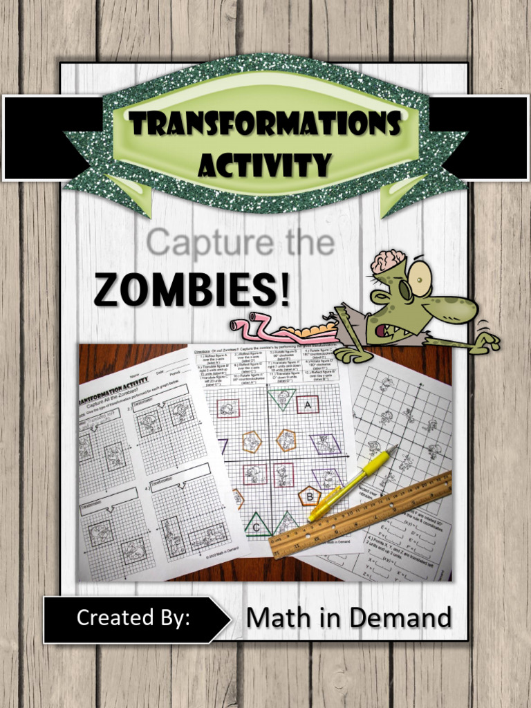 Zombie Transformation Activity Guide | PDF | Cartesian Coordinate System