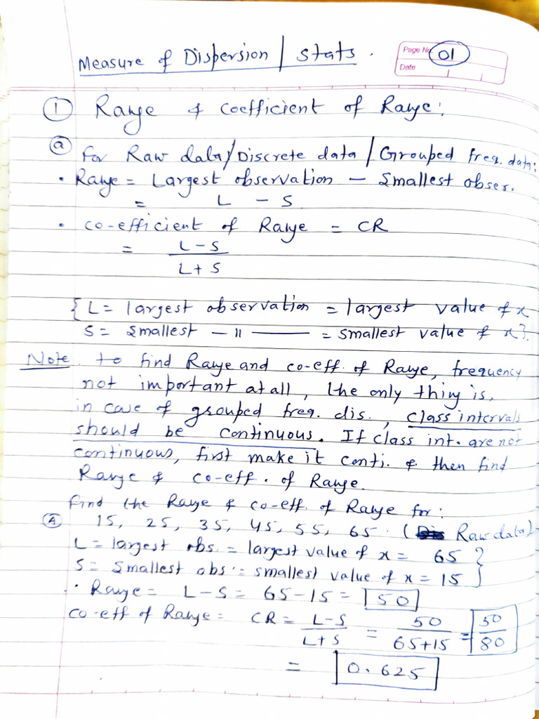 Stats Notes | PDF
