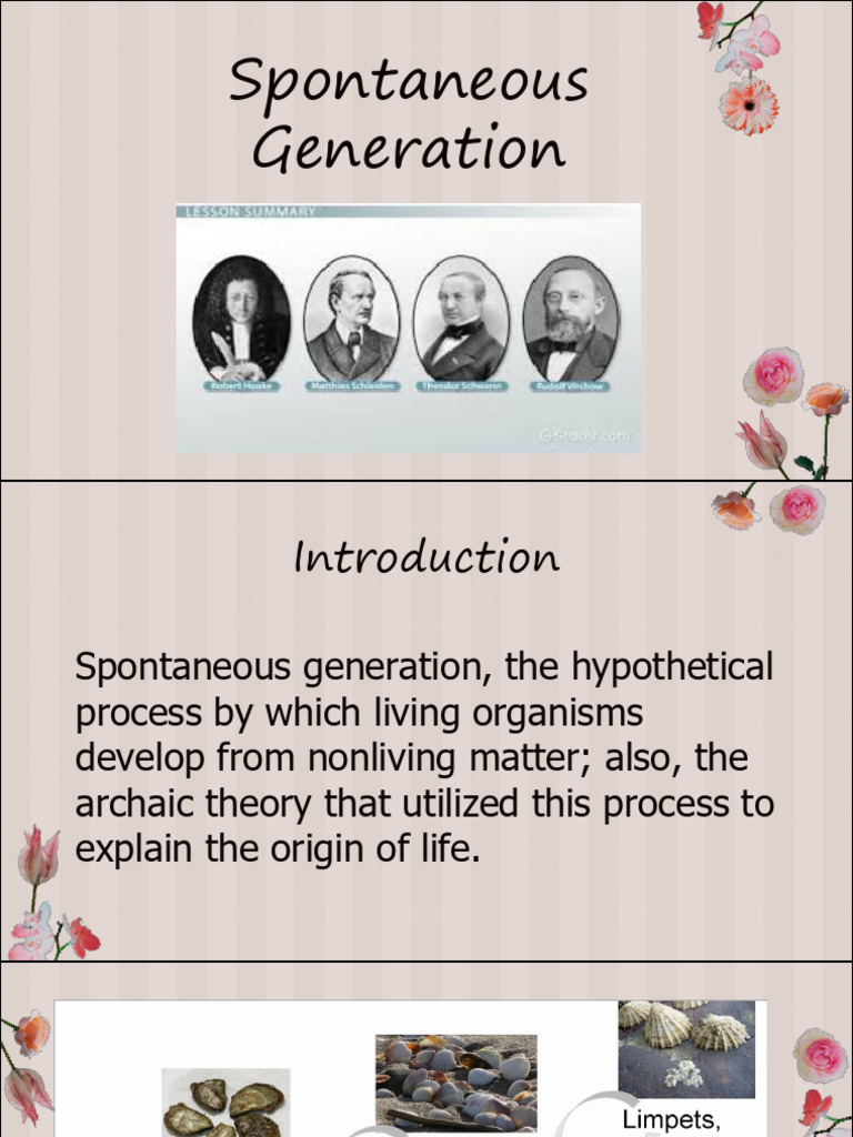 1.2 Spontaneous Generation | PDF | Louis Pasteur | Science